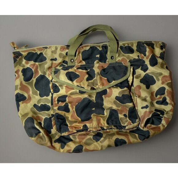 unbranded | Bags | Vintage Camo Duffel Bag Waterproof Ww2 Taiwan ...